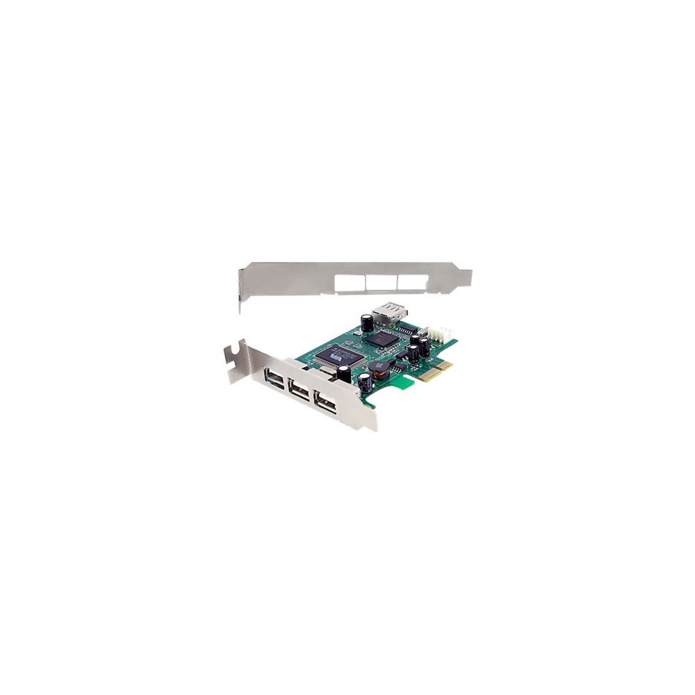 StarTech.com 4 Port PCI Express Low Profile High Speed USB Card - PCIe ...