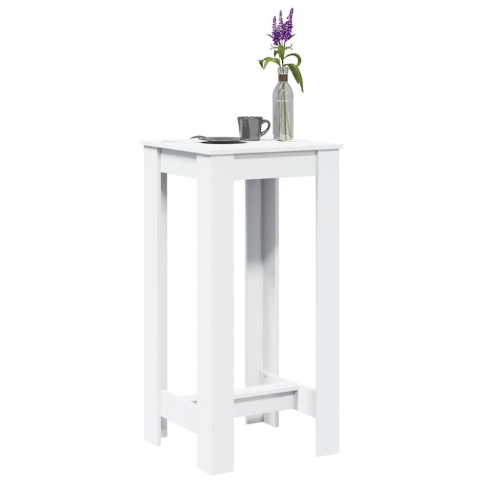 Barbord vit 51x50x103,5 cm konstruerat trä - Köp online hos Möbeljätten