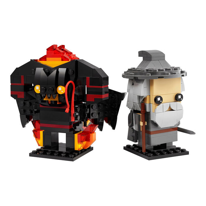 LEGO BrickHeadz 40631 - Gandalf the Grey & Balrog - byggsats (Skadad ...