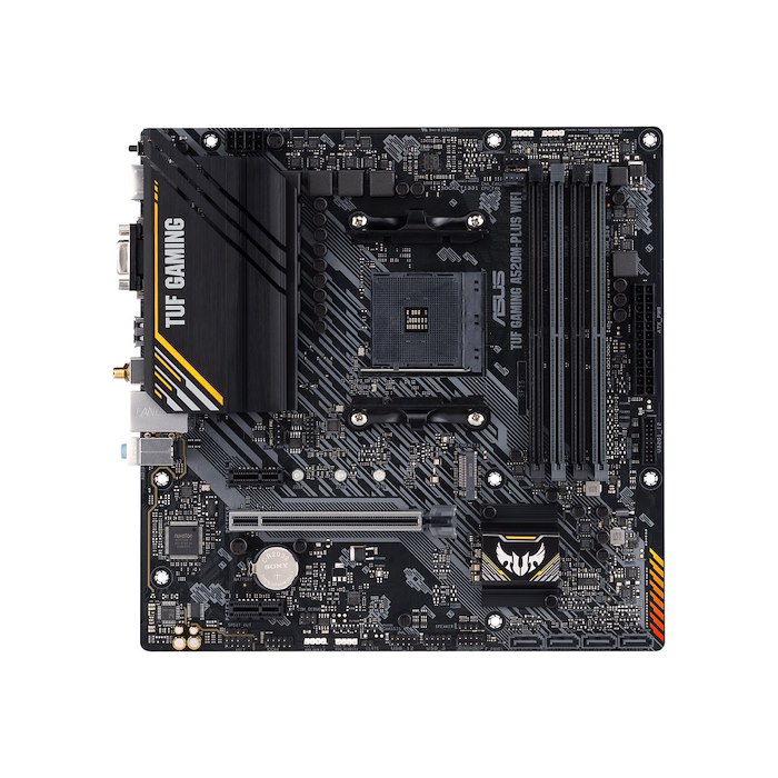 ASUS TUF GAMING A520M-PLUS WIFI - moderkort - micro ATX - Socket AM4 ...